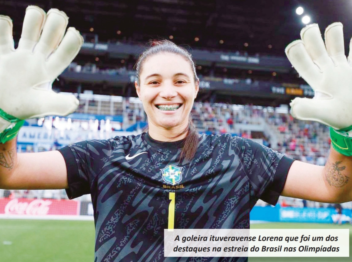 Lorena é destaque na estreia do Brasil nas Olimpíadas